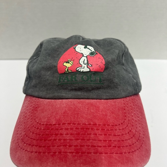 Peanuts | Accessories | Snoopy And Woodstock Fallout Cap Red And Gray ...